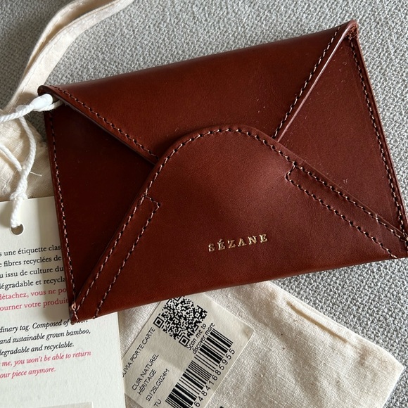 Sezane | Bags | Sezane Olivia Card Holder In Natural | Poshmark